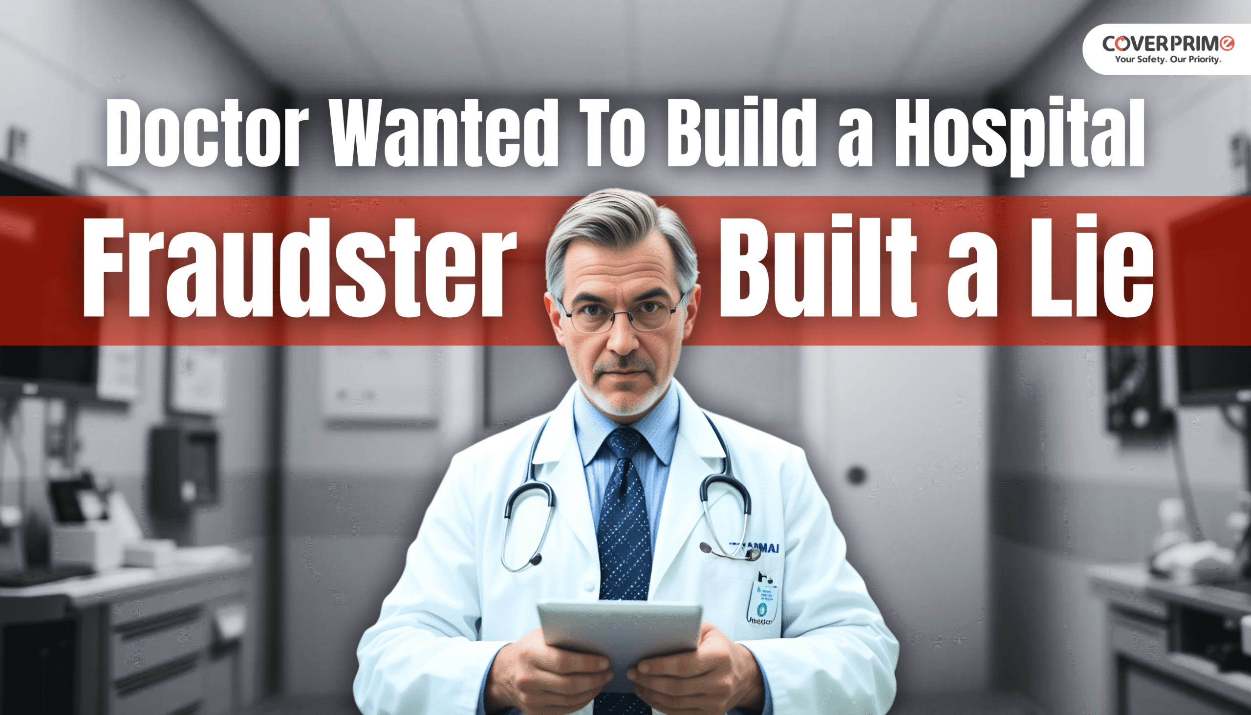 Doctor wanted to build a hospital fraudster built a lie